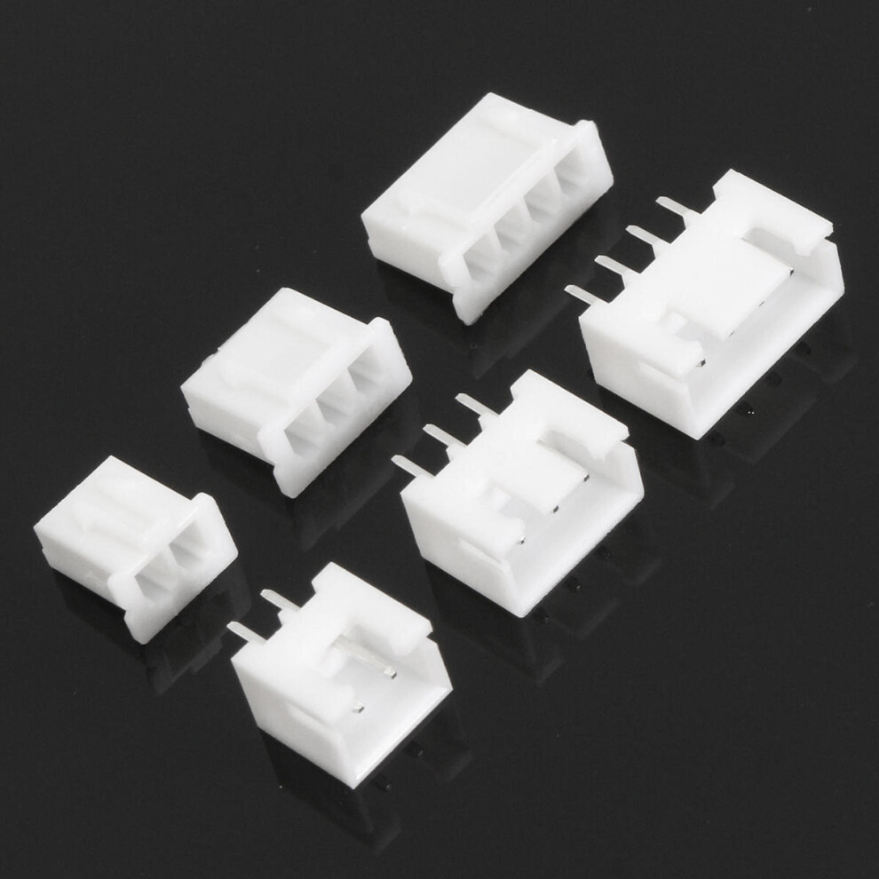 40 Set JST 2.5mm XH 2P 3P 4Pin Header Male Female Pitch Crimp Terminal ...