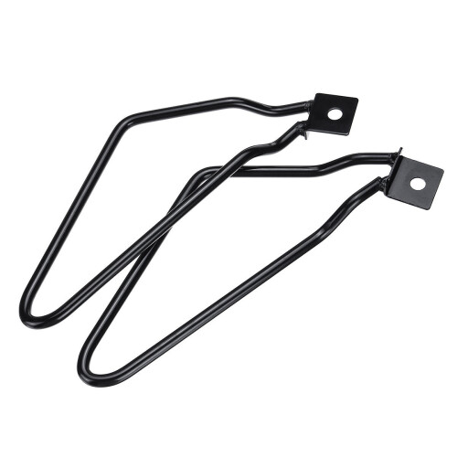 Pair Left Right Motorcycle Saddlebags Bracket Rack Pannier Support Bars ...