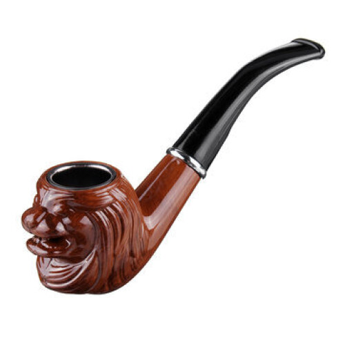 Classical Detachable Wooden Pipes without Pipe Rack Old-fashioned Flat ...