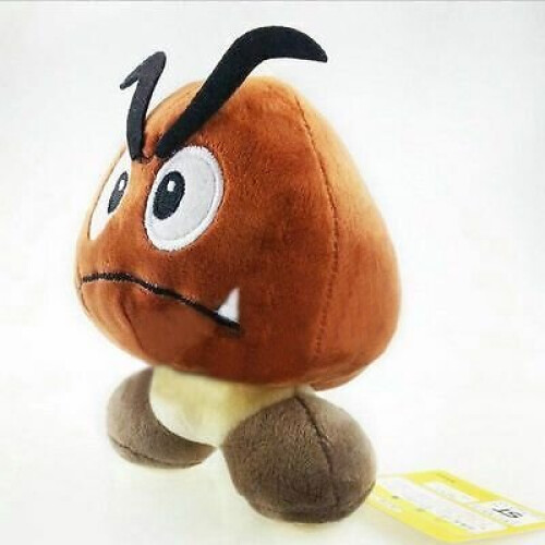 (15cm Sad Goomba) Super Mario Bros Sad Goomba Stuffed Plush Doll on OnBuy