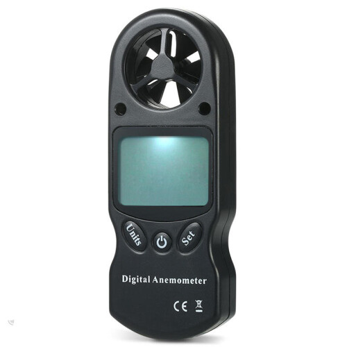 Handheld Digital Anemometer Wind Speed Meter Thermometer Hygrometer ...
