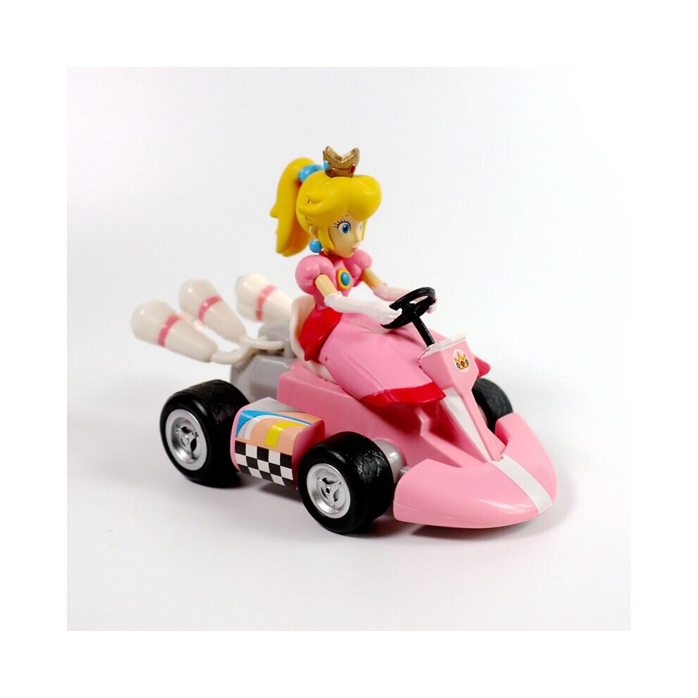 Princess Super Mario Kart Princess Peach Pull Back Car Toy