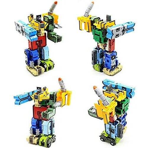 Alphabet Numbers Transformers Robot Maths Educational Toys Building ...