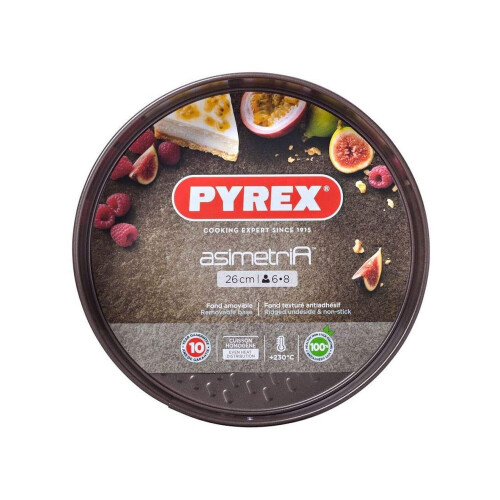 Pyrex AsimetriA Springform Cake Pan Non Stick Coating 26cm Brown on OnBuy