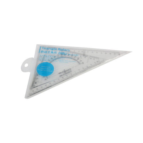 Plastic triangle rulers set large right-angle ruler transparent simple ...
