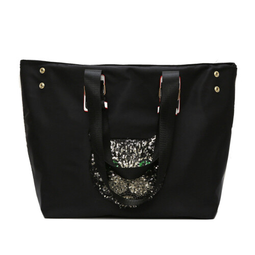 Purse Short-distance Travel Bag Female Cartoon Sequins Hand Raised Bad ...