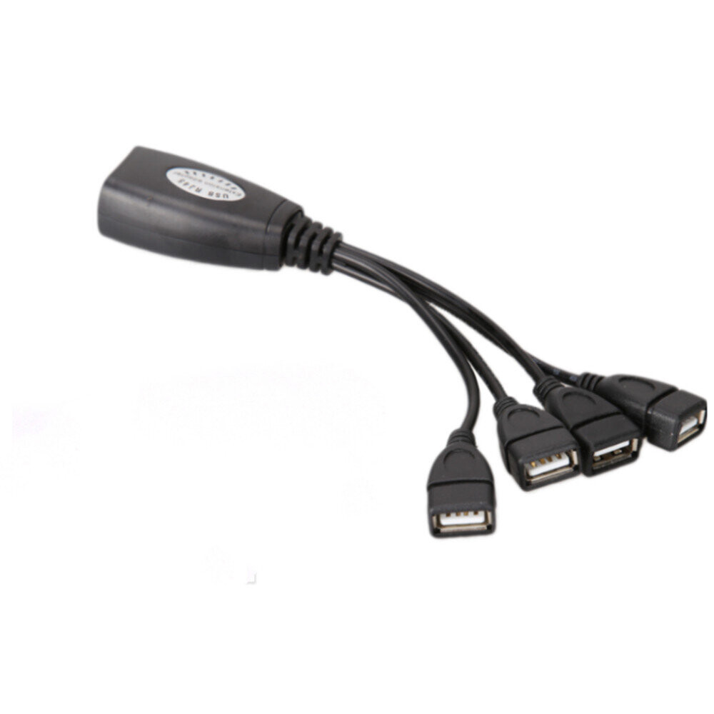 1set RJ45 to USB Extension Cable USB to rj45 Adapter 4 USB 2.0 Ethernet ...
