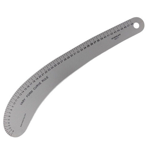 Metal Patchwork Rulers for Fashion Design Metric System Sewing Curve ...