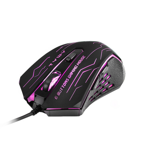 G820 Wired Gaming Mouse 6 Button Backlight Color LED Computer Mice ...