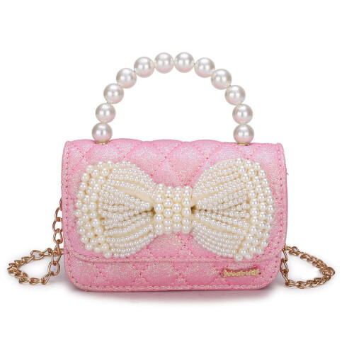 Korean Kids Mini Purses and Handbags Cute Pearl Crossbody Bags for Baby ...