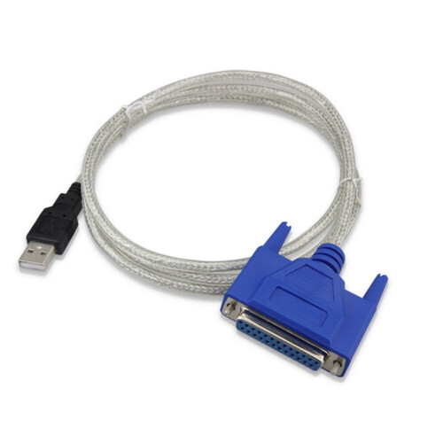 USB 2.0 To 25 Pin DB25 Female Parallel Port Cable IEEE 1284 12Mbps Parallel Printer adapter ...