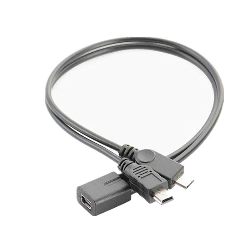 Mini USB 5Pin Female to mini usb 5pin male + micro USB male Y Splitter ...