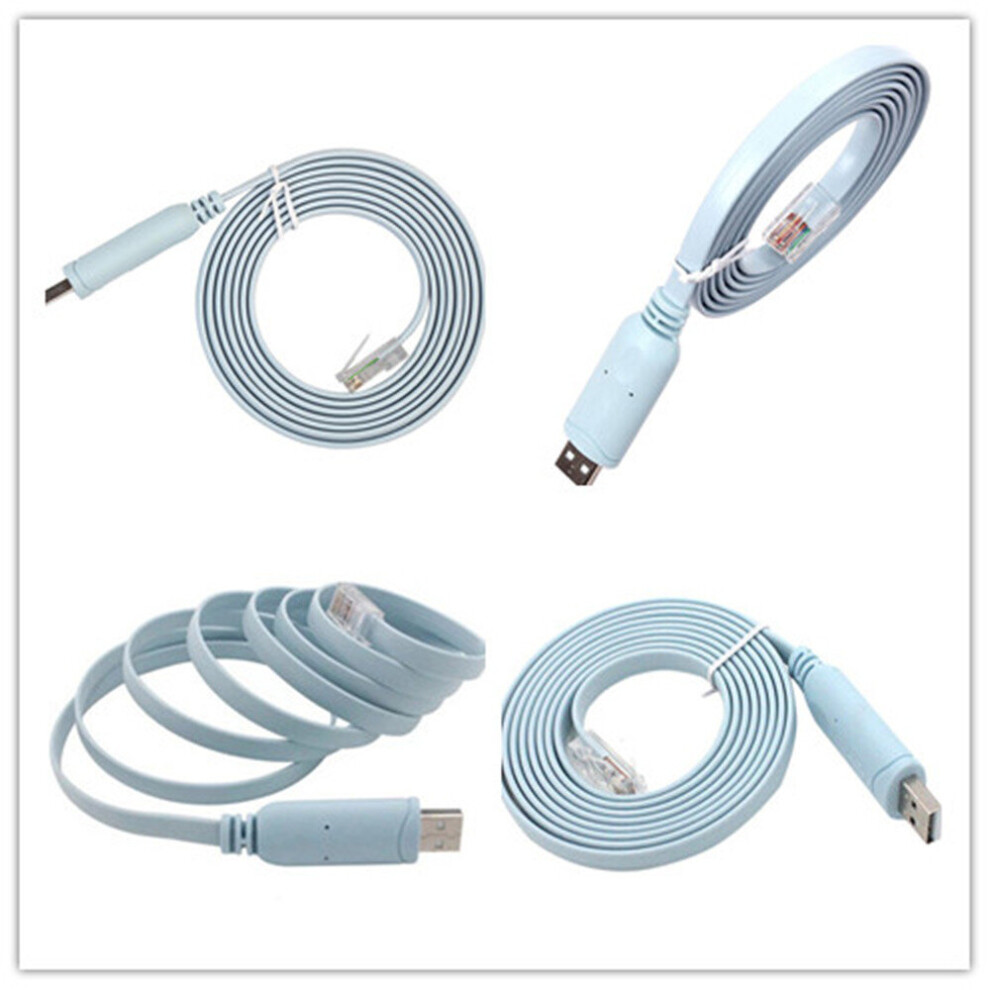 1.8M usb rs232 to rj45 console cable for Cisco H3C HP Arba Huawei ...