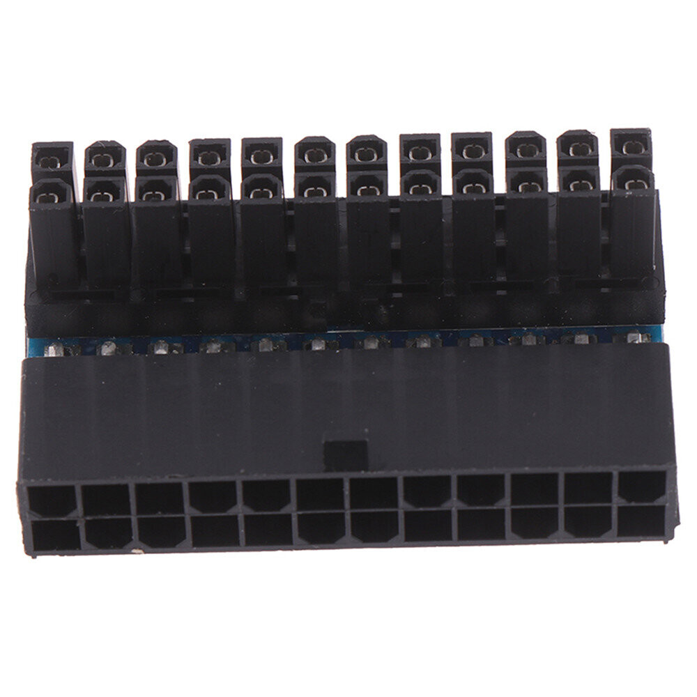ATX 24 pin 90 degree 24Pin to 24pin L type Power Plug Adapter Mainboard ...