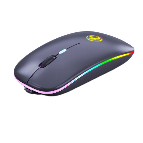 Wireless Mouse RGB Bluetooth Computer Mouse Silent Rechargeable ...