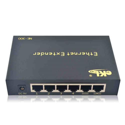 10M full-duplex 4 ports RJ45 ethernet extender 300m 1 input 4 output ...