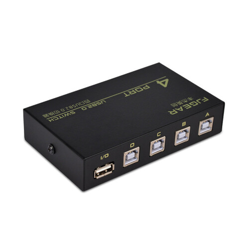 4 Port USB 2.0 Share Switch High Quality Switcher Selector Box Hub For PC Scanner Printer FJ ...