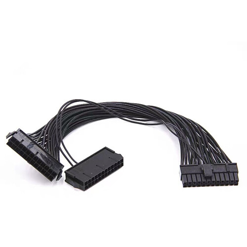 ATX 24Pin Power Supply Synchronizer Male to Female Mining 24 Pin Y ...