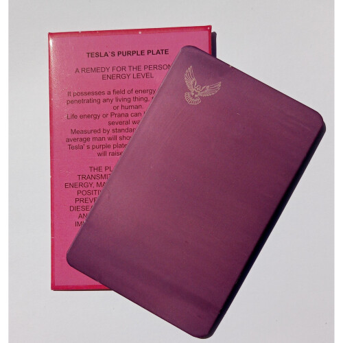 Nikola Tesla Purple Plate 11,4 x 7,3 cm Original on OnBuy
