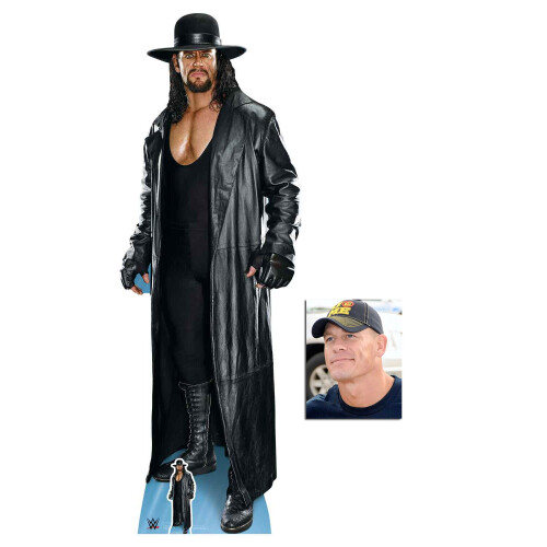 The Undertaker Lifesize Cardboard Cutout Official WWE Long Coat and Hat ...