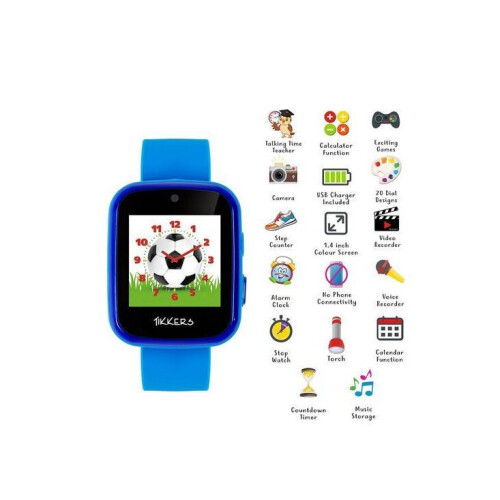 Tikkers Blue Interactive Watch on OnBuy