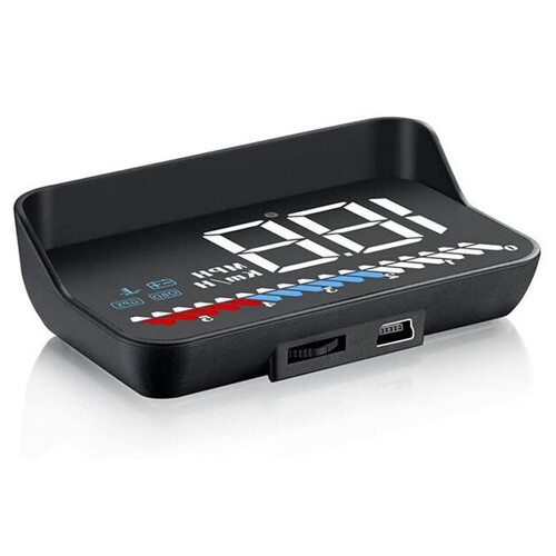 M7 Car HUD OBD2 EOBD Head Up Display OBD2 + GPS Dual System Overspeed ...