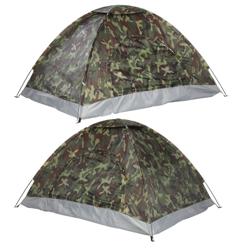 Waterproof Camouflage Dome Tent UV Protection Camping Hiking 2 Persons ...