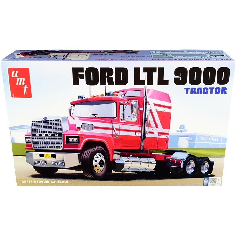 AMT Skill 3 Model Kit Ford LTL 9000 Semi Tractor 1/24 Scale Model by ...