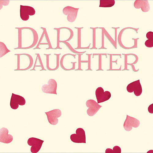 Darling Daughter Hearts Emma Bridgewater Birthday Greeting Card ... Darling Daughter Hearts Emma Bridgewater Birthday Greeting Card ...