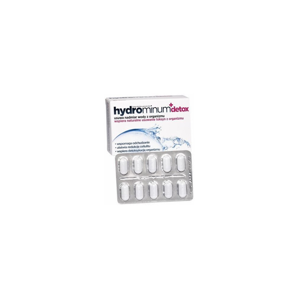 Hydrominum DETOX 30 tablets, for excess water and detoxification on OnBuy