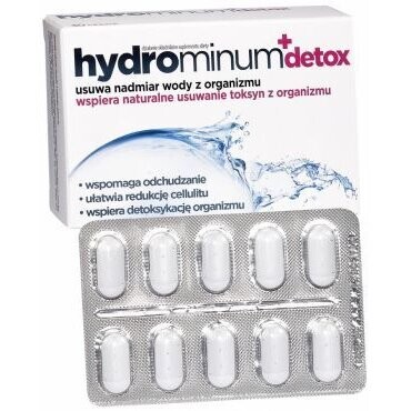 Hydrominum DETOX 30 tablets, for excess water and detoxification on OnBuy