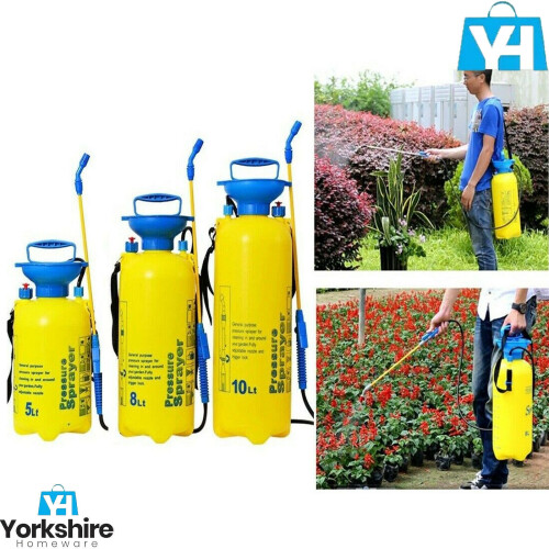 Garden Pressure Sprayer Portable Hand Pump Chemical Weed Spray Bottle on OnBuy