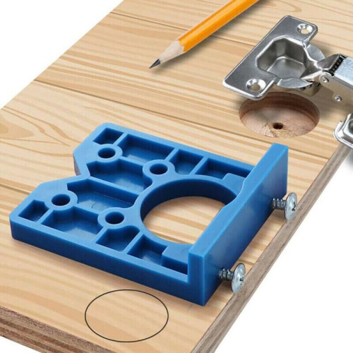 35mm New Concealed Hinge Hole Jig For Kitchen Cabinet Door With Drill ...