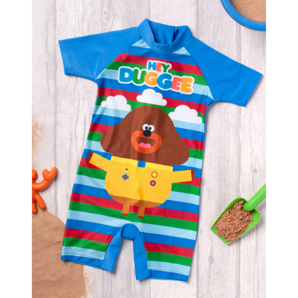 Hey Duggee Swimsuit For Boys | Kids Cbeebies Sun Safe Swimming Costume ...
