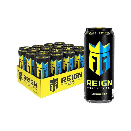 Reign Energy Drink 12 x 500ml Zero Sugar BCAAs PMP on OnBuy