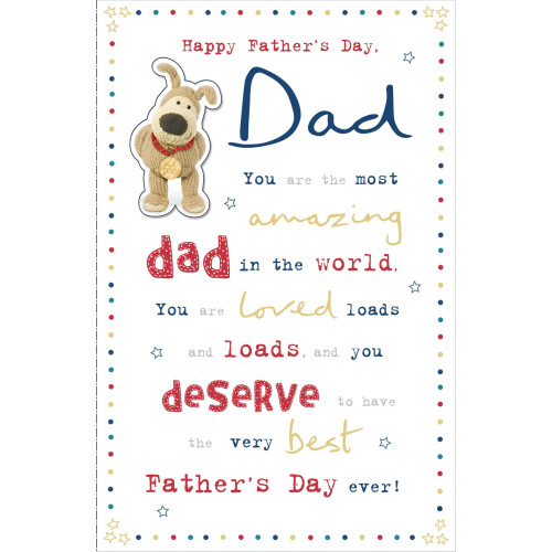 Boofle Dad You Are The Most Amazing Dad Father's Day Card Cute Greeting ...