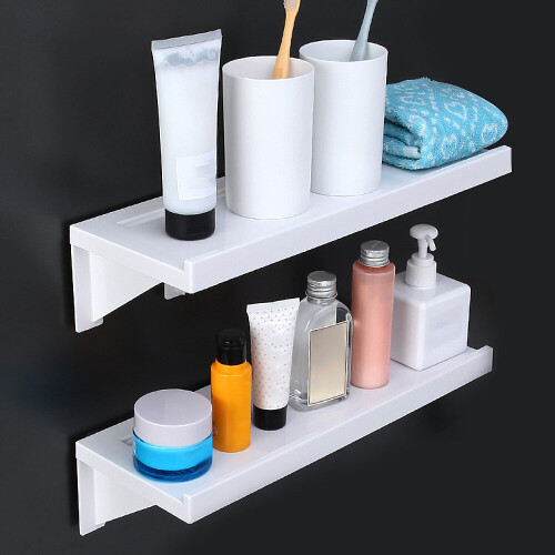 Bathroom Kitchen Corner Shower Suction Shelf Tidy Wall uk on OnBuy