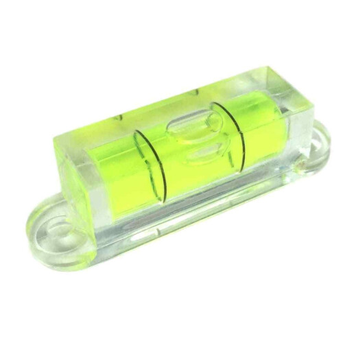 (10 Levels & Screws) Mini Spirit Level Screw On Bubble Square 28mm Vial ...