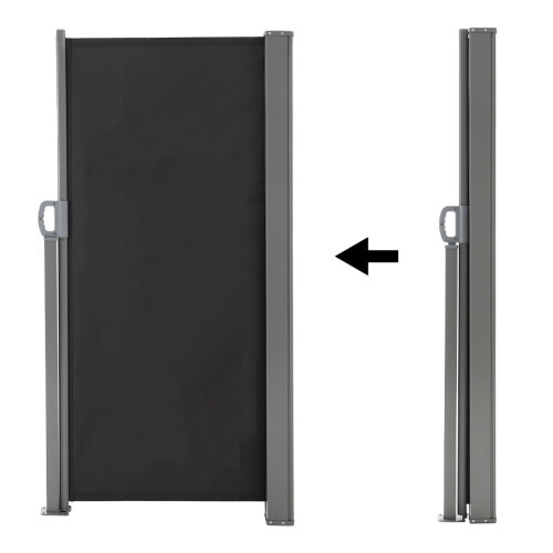 Outdoor Retractable Side Awning Garden Patio Privacy Screen Windbreak ...