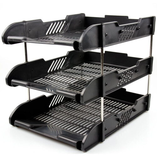 Office Desk Filing, Letter Trays, Paper File Desk Organiser A4 Document ...