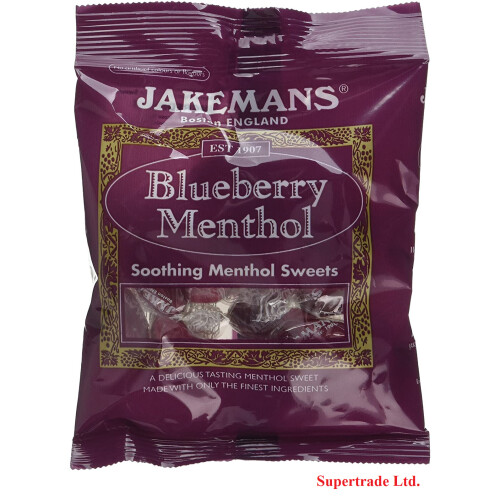 Jakemans Blueberry Soothing Menthol Sweets Bags Lozenges - 73g on OnBuy