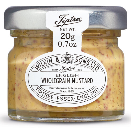 Tiptree Wholegrain English Mustard Portion Pots - 72x20g on OnBuy