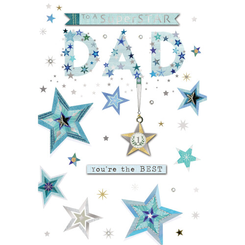 You're The Best Dad Father's Day Card Joie De Vivre Embellished ...
