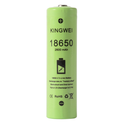 2X 18650 2600mAh power battery 3.7v rechargeable Li-on battery on OnBuy