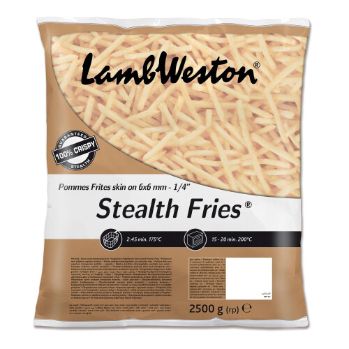 Lamb Weston Frozen Skin On Stealth Fries 6/6 - 1x2.5kg on OnBuy