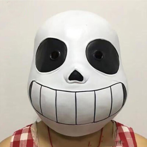 (Black Eyes Mask Only) Undertale Sans Cosplay Costume Mask Halloween on ...