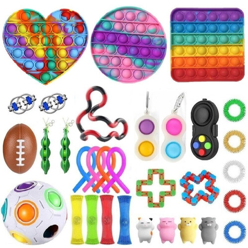 32pcs Pack Fidget Toys Sensory Toy Set Antistress Relief Fidget Toys on OnBuy