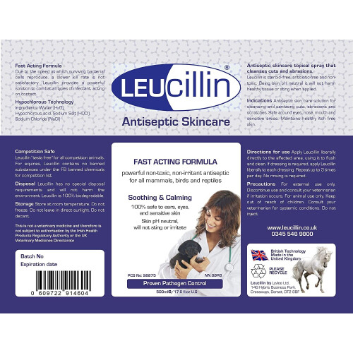 Leucillin Natural Antiseptic Spray | Antibacterial, Antifungal ...