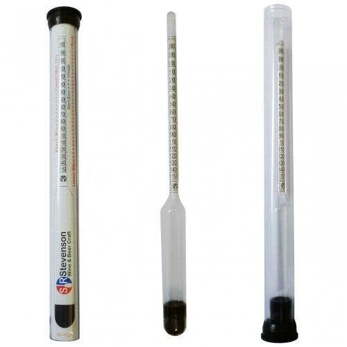 Stevenson-Reeves Easy Read Single Scale Hydrometer - For Wine, Beer ...