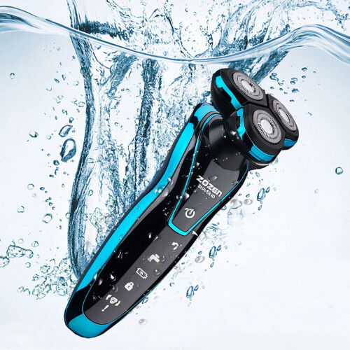 Mens Electric Shaver Razor Wet Dry Rechargeable Rotary Cordless on OnBuy
